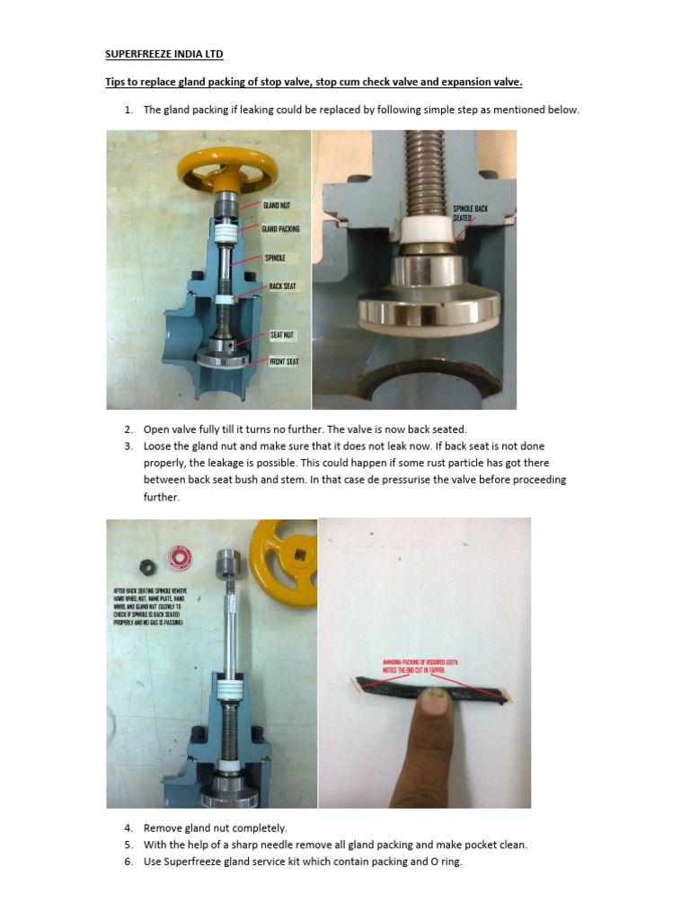 Tip To Replace Gland Packing | PDF | Cooking, Food & Wine | Technology ...