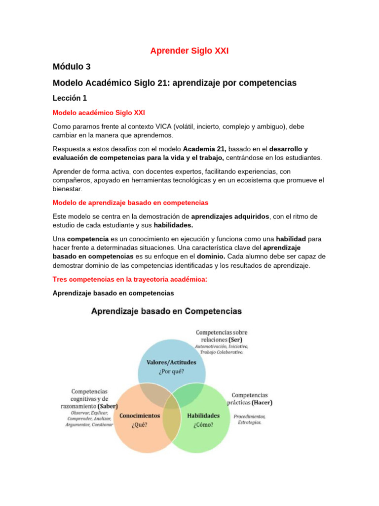 Aprender Siglo XXI | PDF
