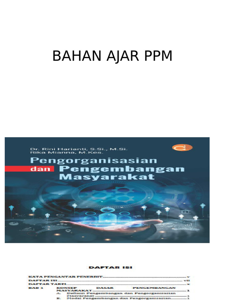 Bahan Ajar PPM | PDF