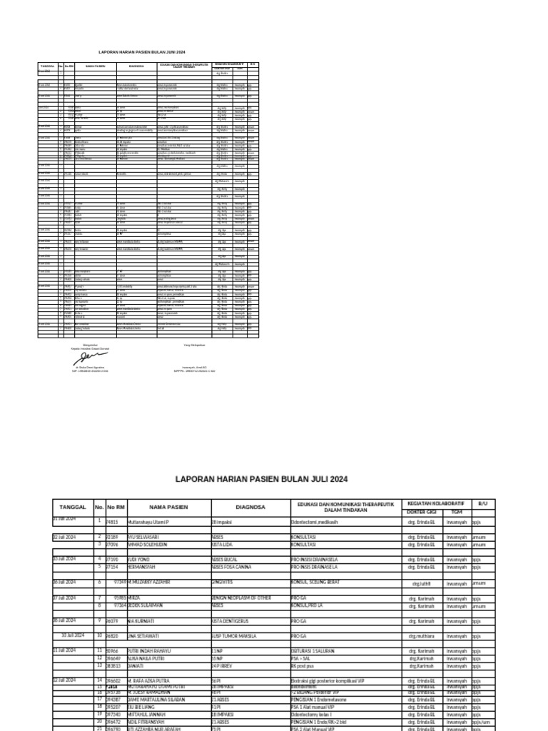Logbook Juni 2024 Irwan Benar | PDF