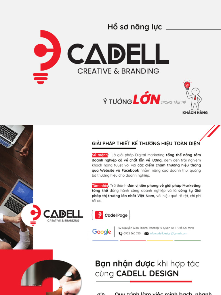 Cadell Design - H Sơ Năng L C | PDF