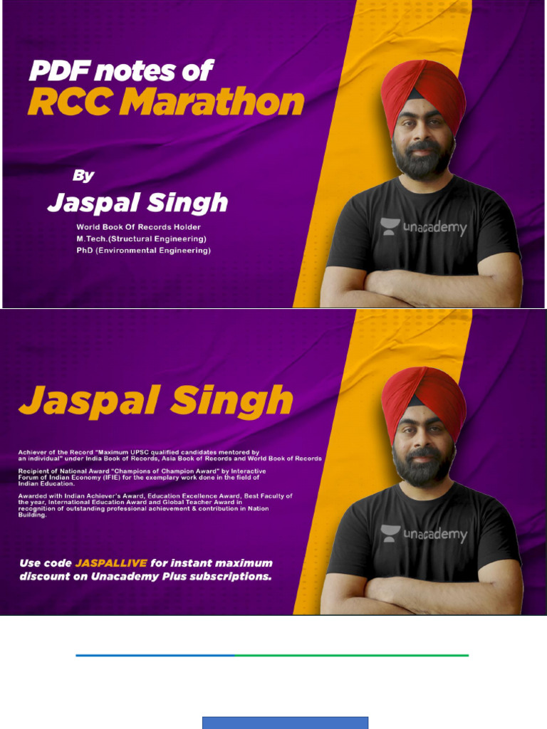 RCC by Jaspal Sir | PDF