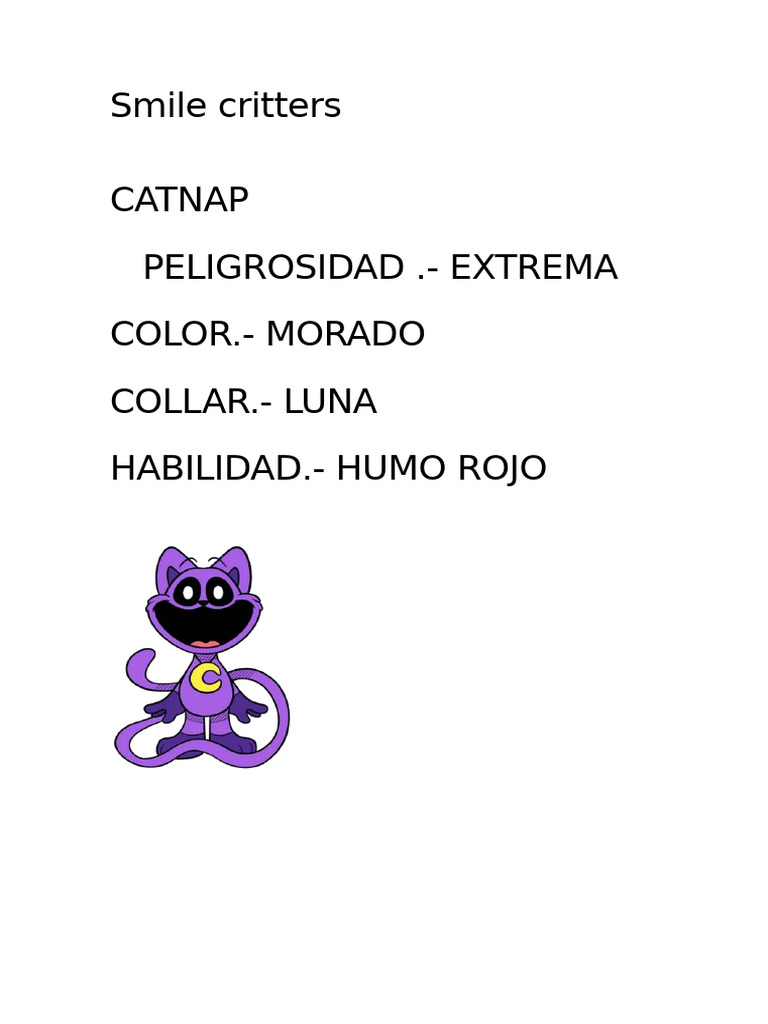 Smile Critters | PDF