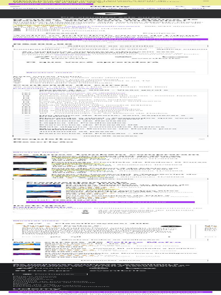 O Curso Completo de Banco de Dados e SQL, Sem Mistérios! Udemy | PDF