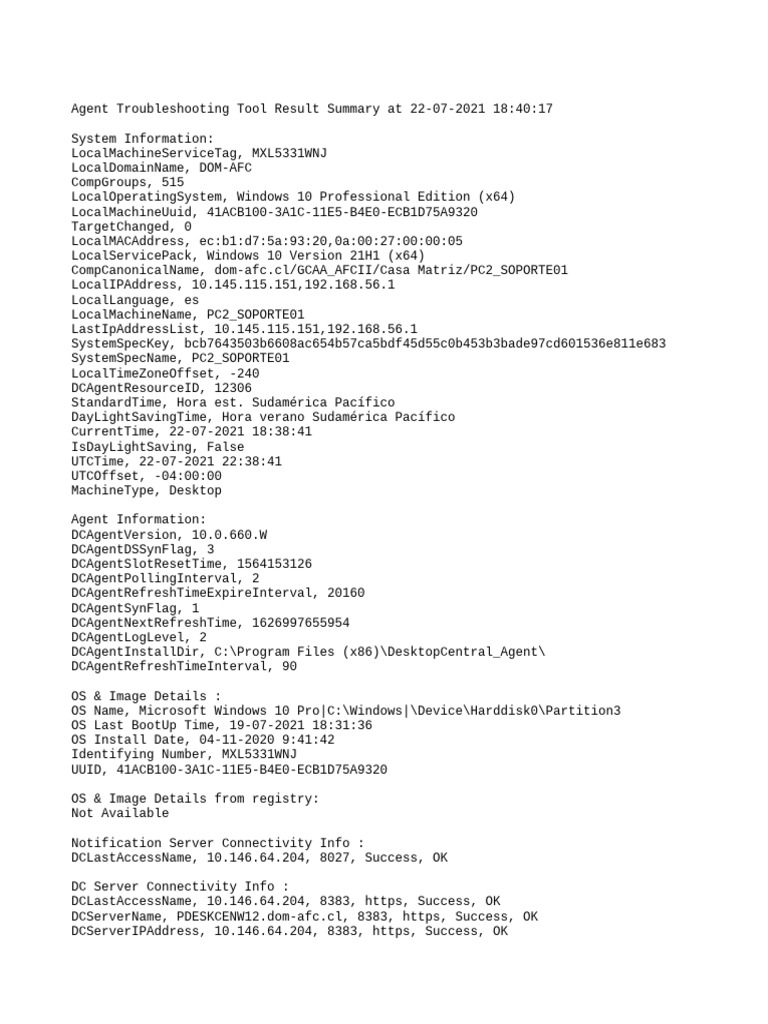 Troubleshoot Summary | PDF