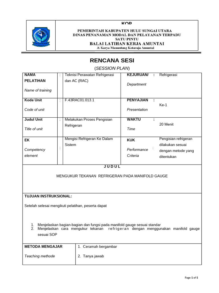 8.4. Mochammad Satya Adhi Widjanarko, S.T - Tugas Metodologi 3 - Latsar Refrigerasi - Session ...