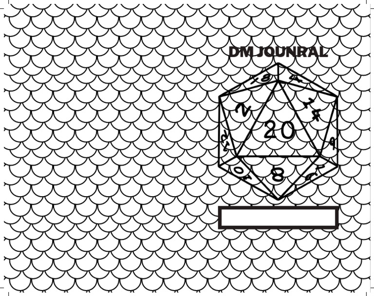 White Dragon Scale DM Journal | PDF