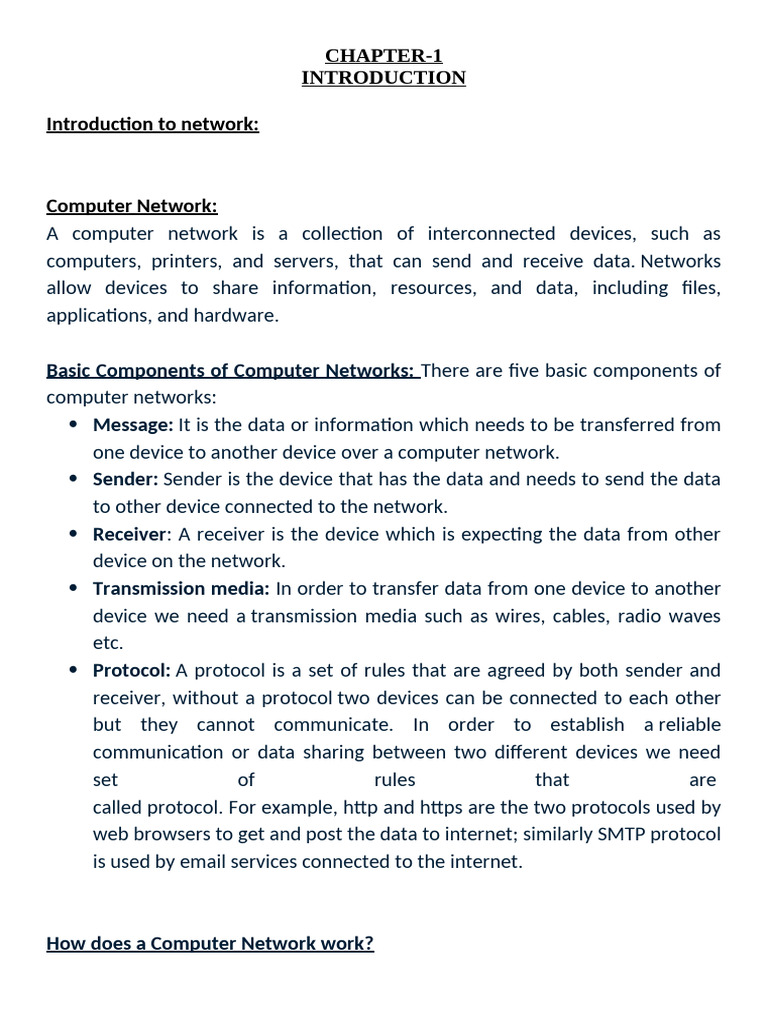 Chapter-1 (Introduction) | PDF