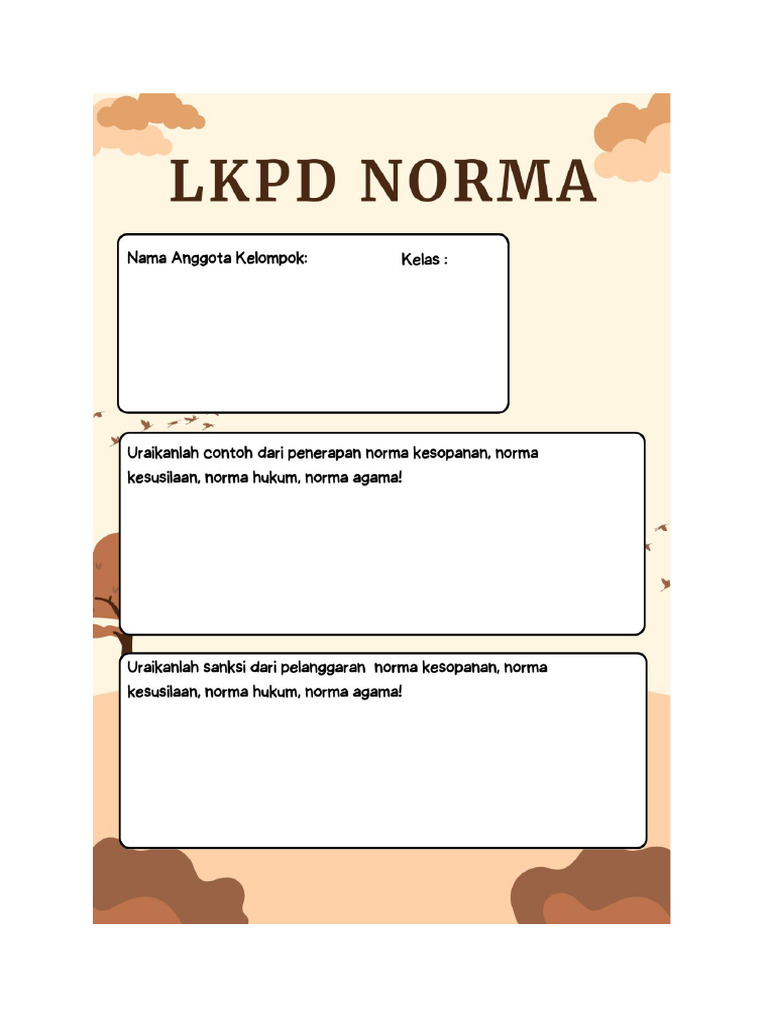 Contoh Norma Kesopanan | PDF
