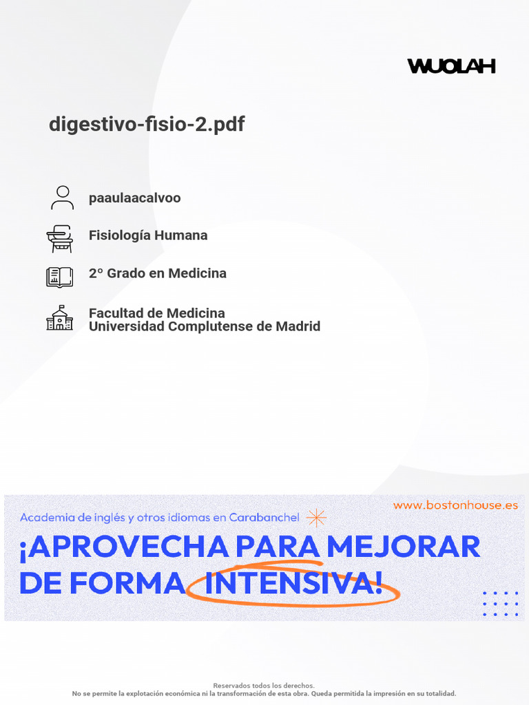 Wuolah Free Digestivo Fisio 2 | PDF