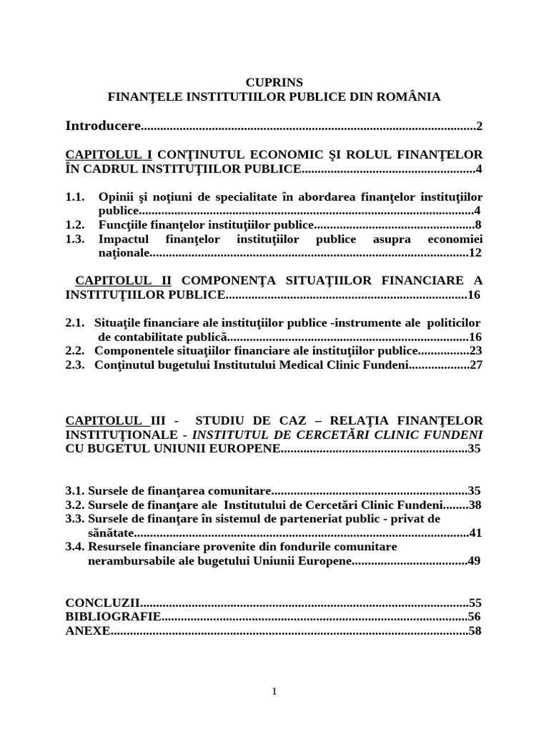 Finantele institutiilor publice din Romania- rectificare - | PDF