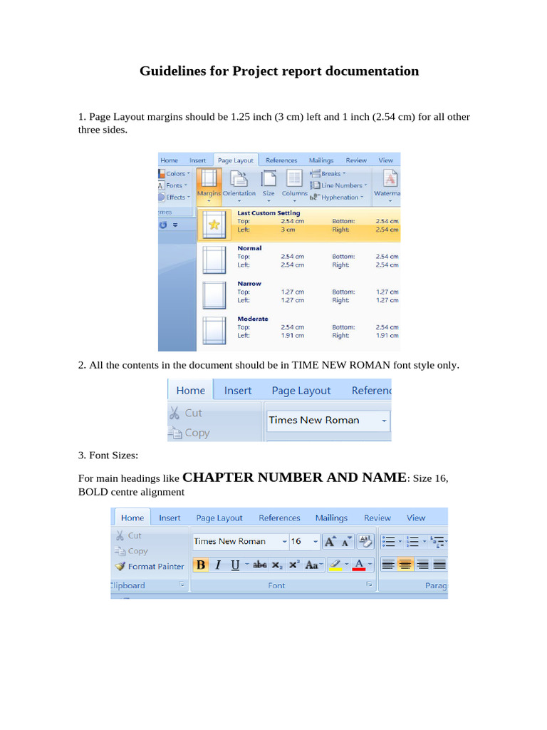Guidelines for Documentation | PDF