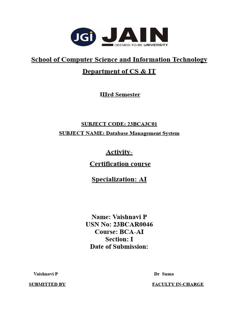 Common Cover Page | PDF