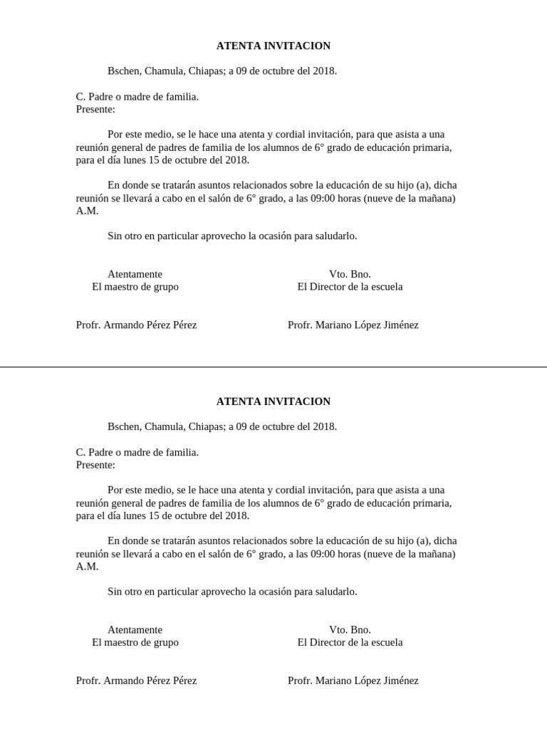 Atenta Invitacion | PDF | Salud y bienestar