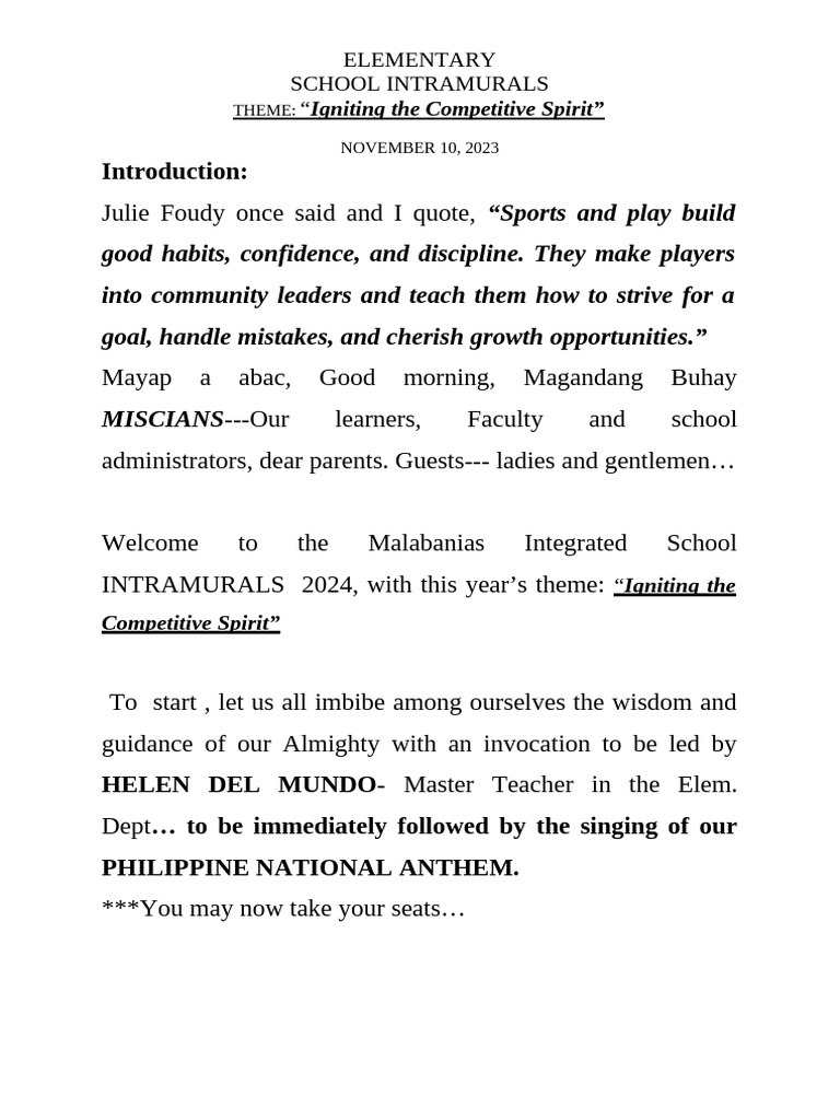 SCRIPT-INTRAMS | PDF