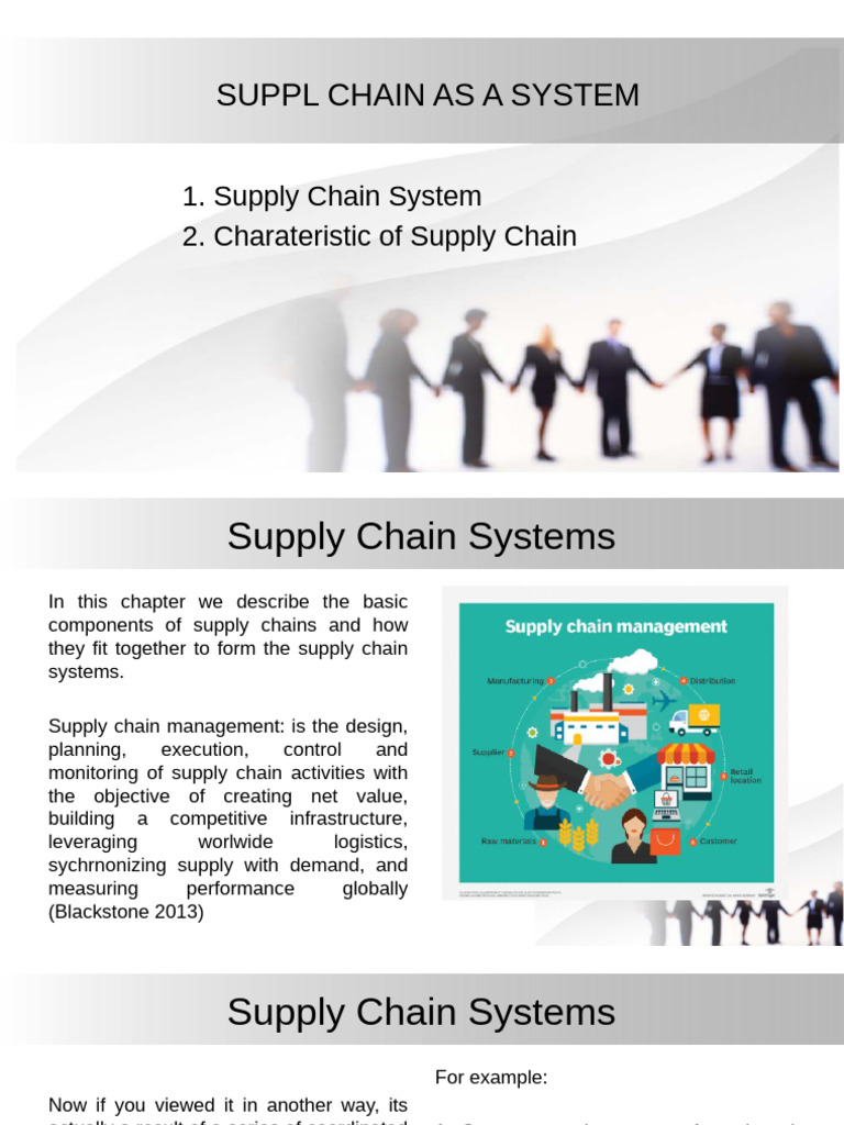 Suppl Chain As A System | PDF | Business
