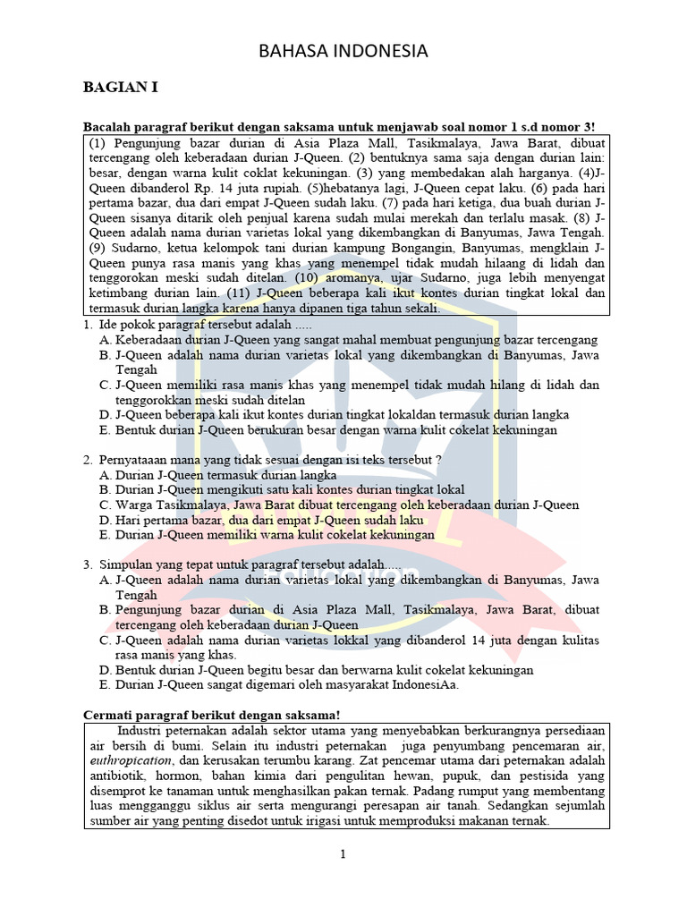 Gabungan Bindo 1 | PDF