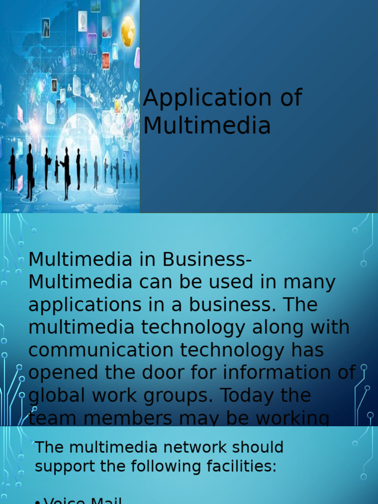 Application in Multimedia | PDF