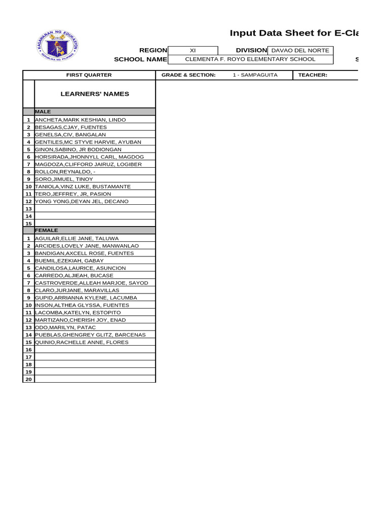 Grade 1 (1st Quarter) With Automated MPS | PDF
