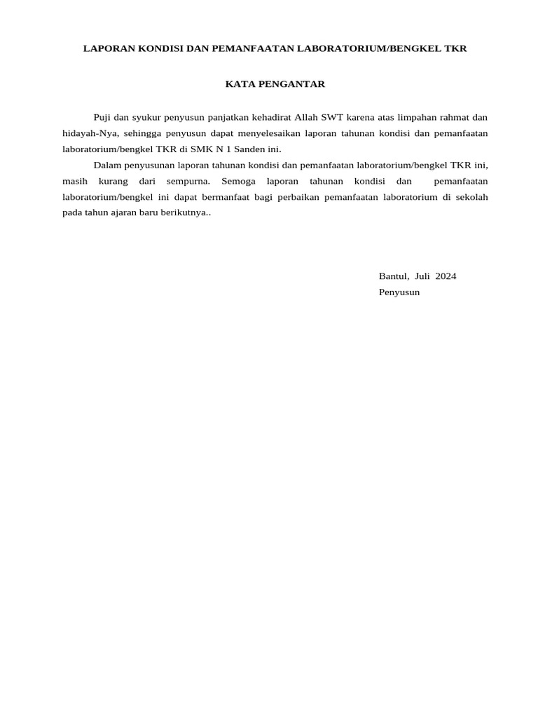 Laporan Lab TKR | PDF