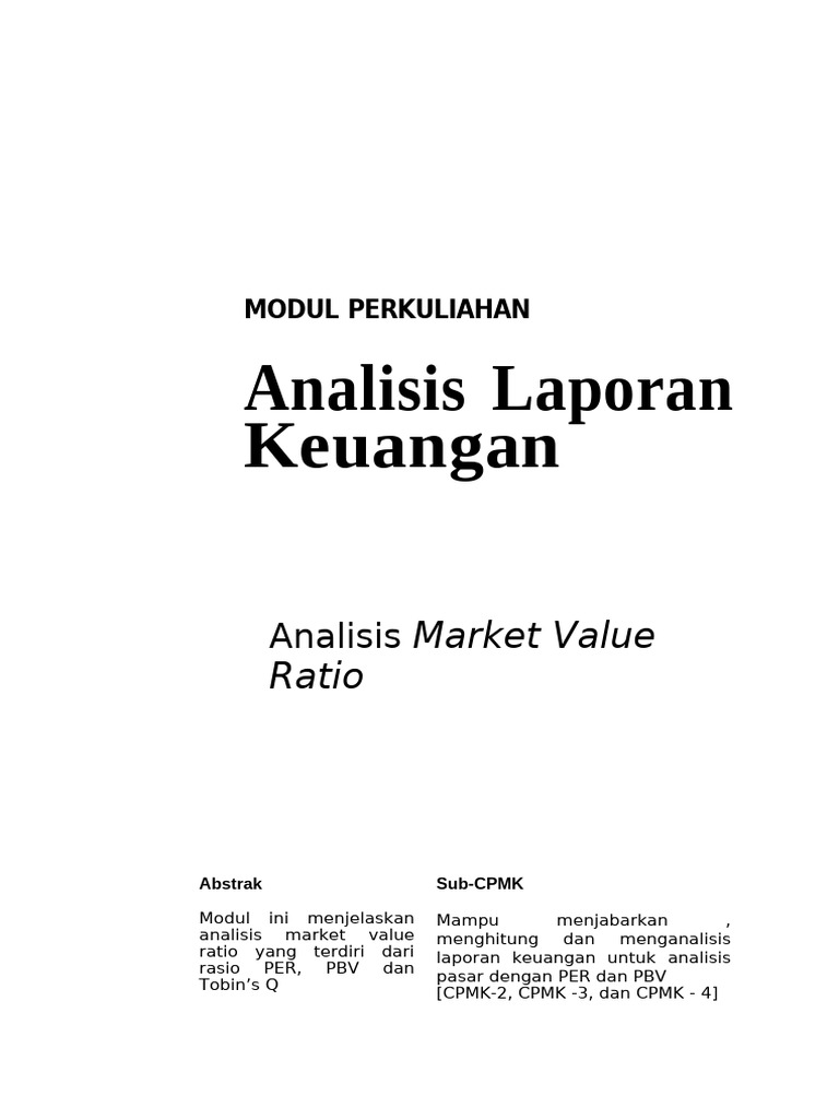 Modul Perkuliahan PBV | PDF