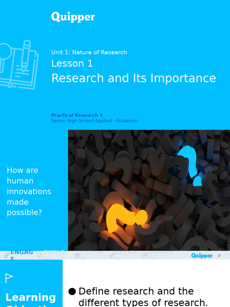 1 Research and Its Importance | PDF