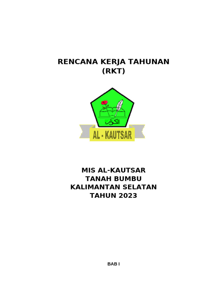 Contoh Format RKT SD | PDF