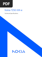 Nokia 7250 IXR Routers Data Sheet | PDF | Networking | Multiprotocol ...