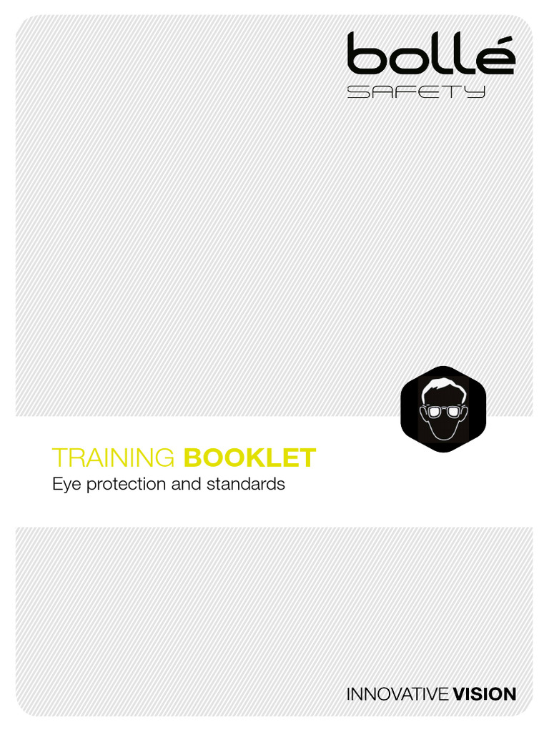 Training Booklet - Eye Protection and Standards | PDF