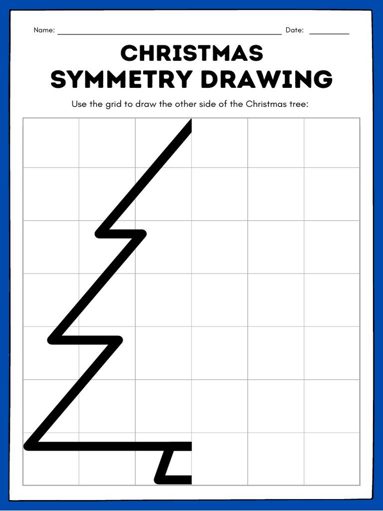 Christmas Symmetry Drawing | PDF