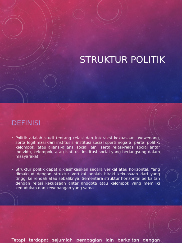 Sospol - Struktur Politik | PDF