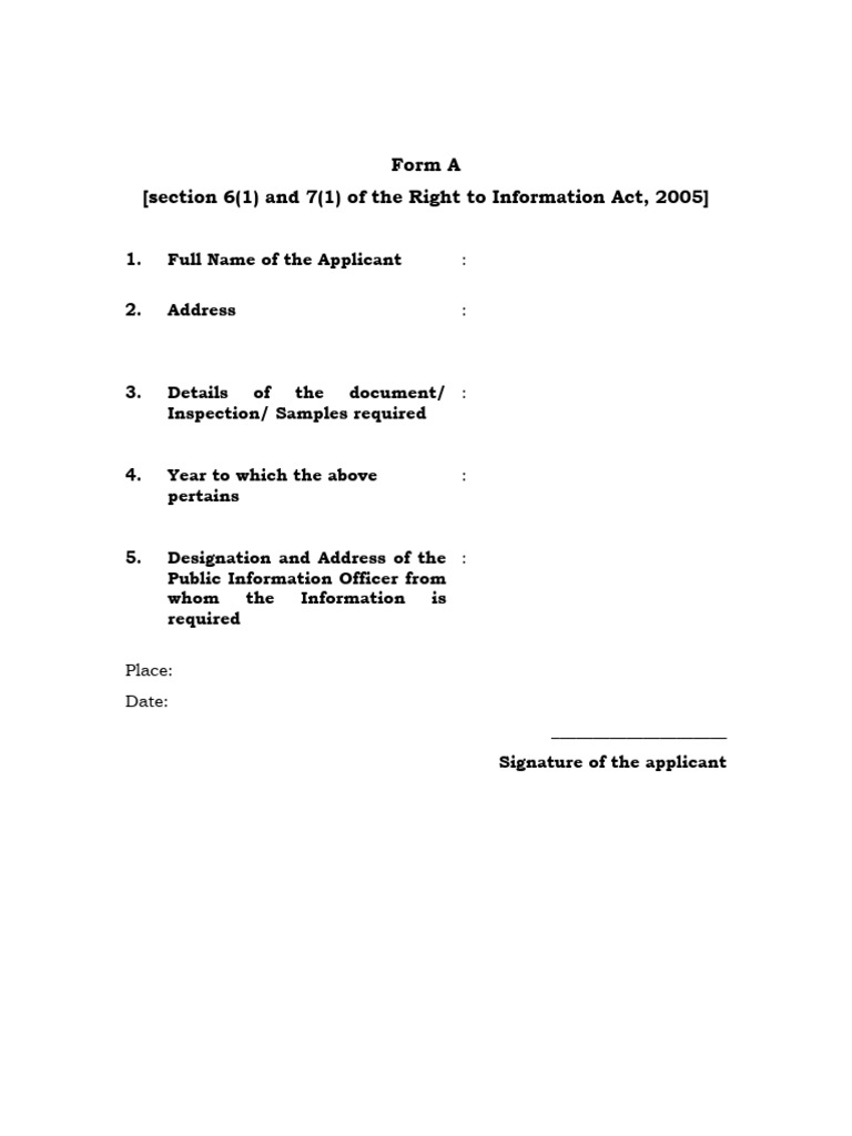 RIA Form Application | PDF