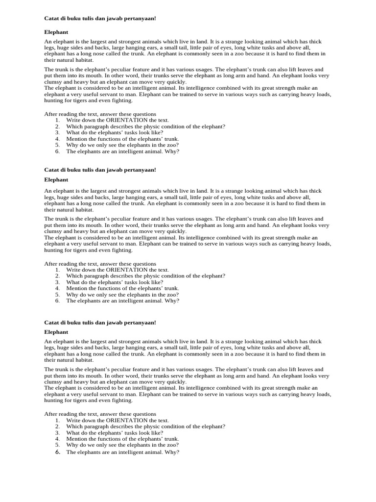 cONTOH REPOT TEXT | PDF