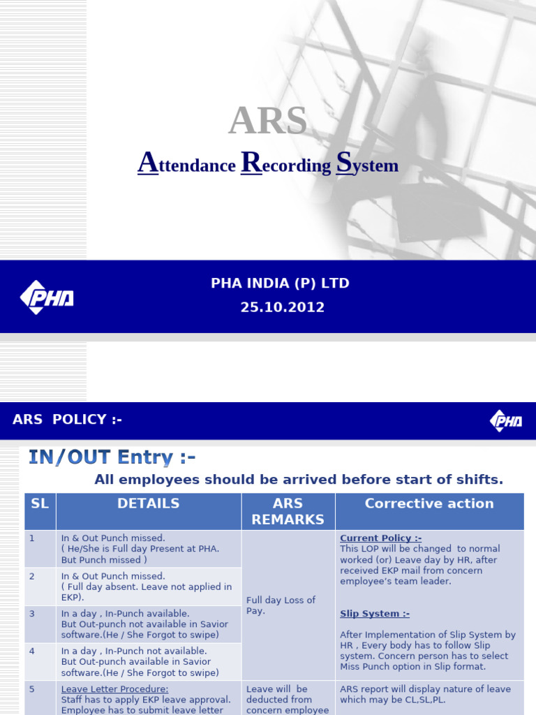 Ars Rules | PDF