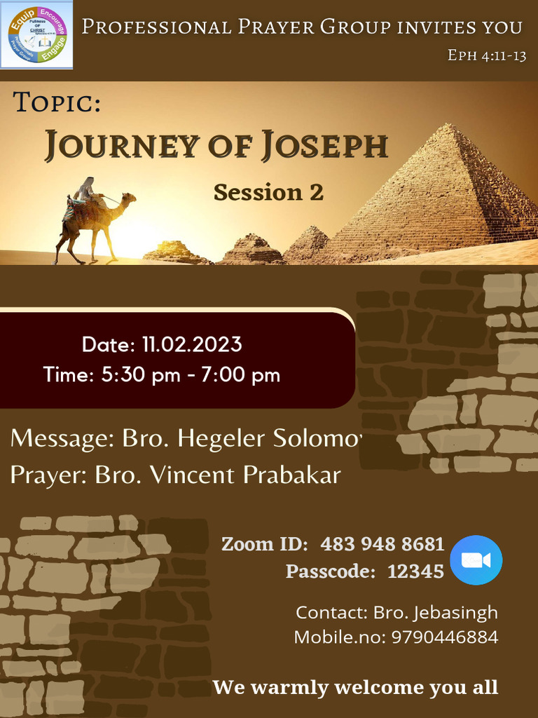 Journey to joseph part 2 | PDF