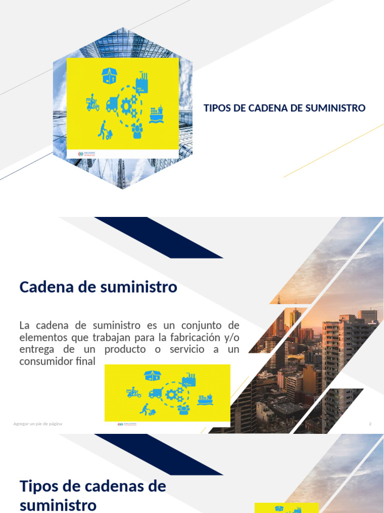 TIPOS DE CADENA DE SUMINISTRO | PDF