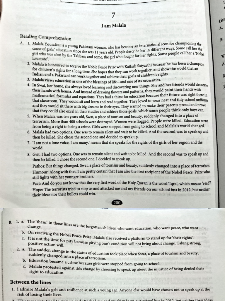 I Am Malala Notes | PDF