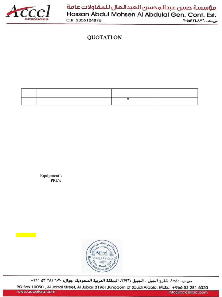 Quotation for Pipe Fitup & welding | PDF