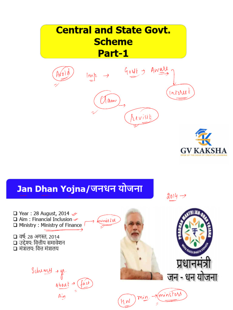 Govt Schemes | PDF