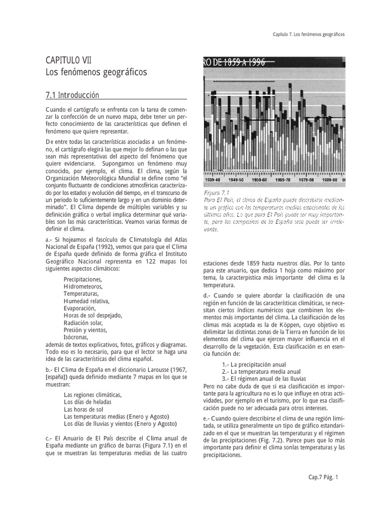 CAPITULO VII Los fenómenos geográficos - RedGeomatica | PDF
