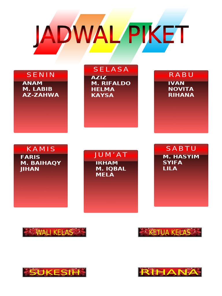 Jadwal Piket | PDF