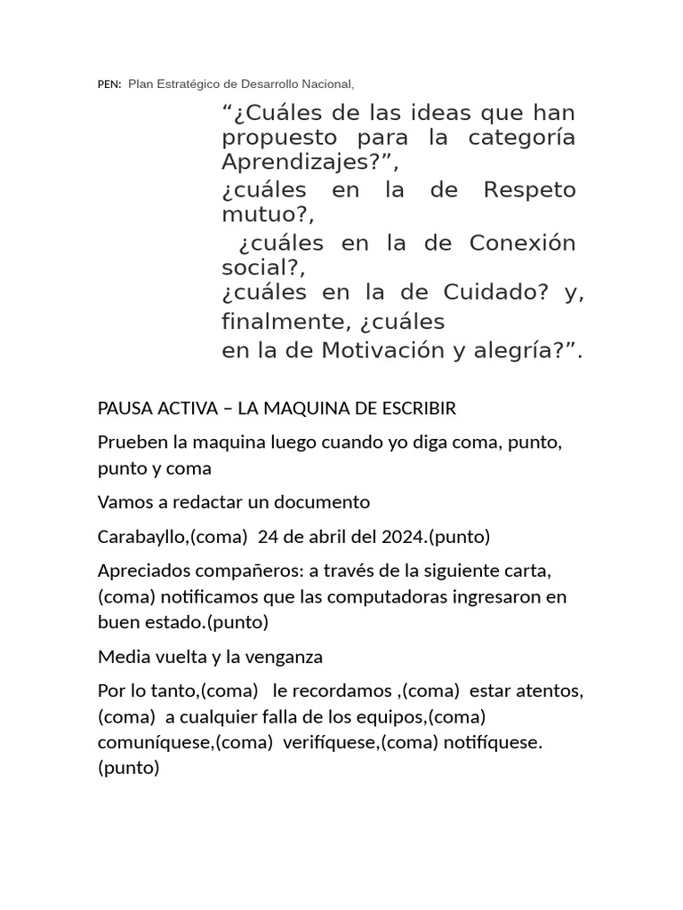 Pausa Activa | PDF