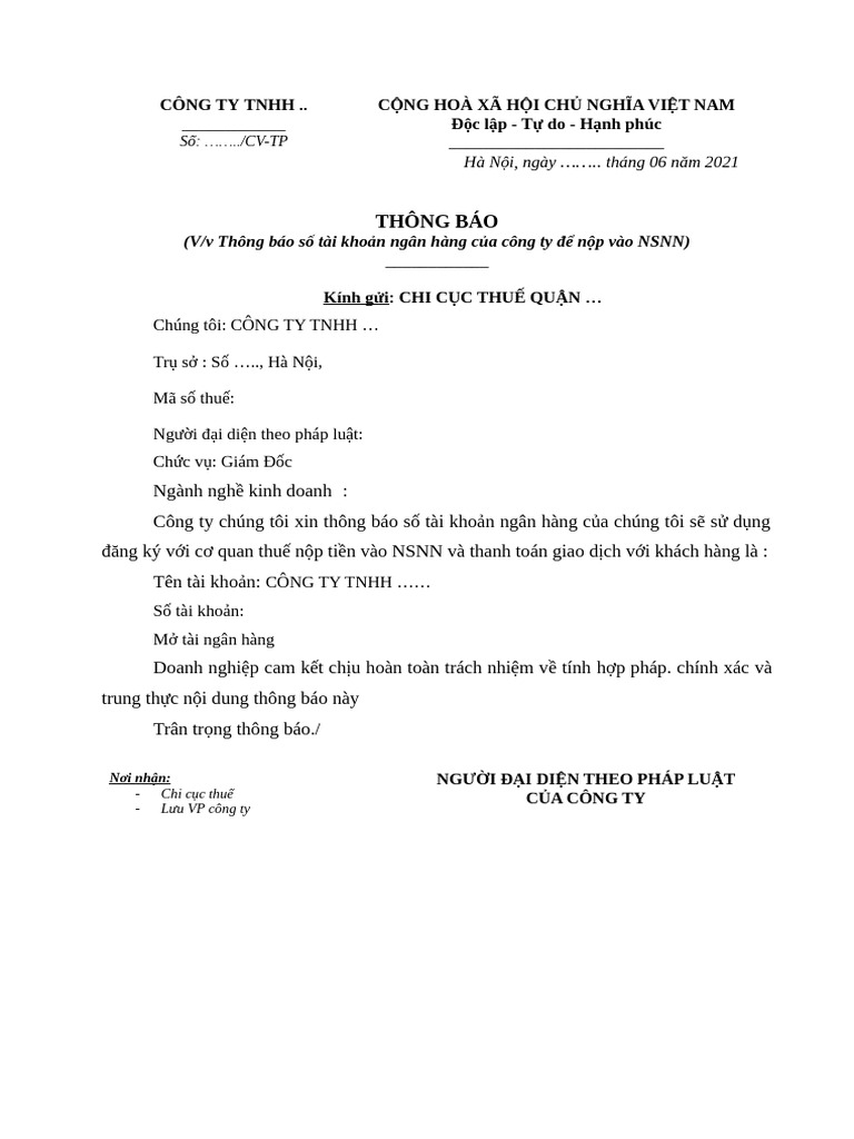 CV DK TK Ngan Hang | PDF