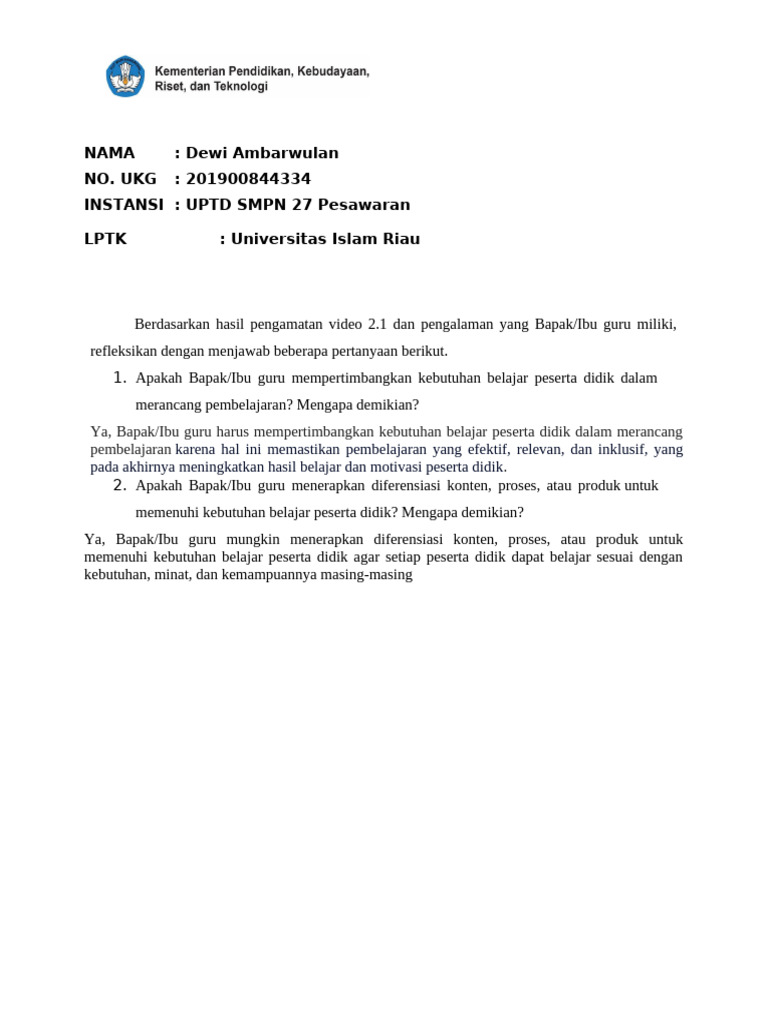 PPA Umum Topik 2 Teks 1 - MODUL1 | PDF