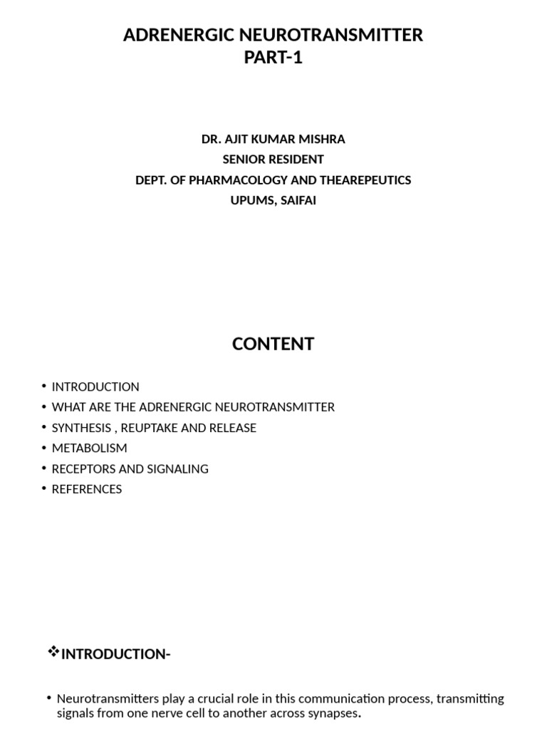 File Adrenergic | PDF