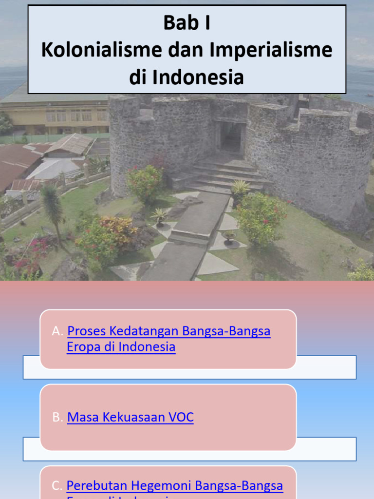 BAB 1 - Kolonialisme & Imperialisme | PDF