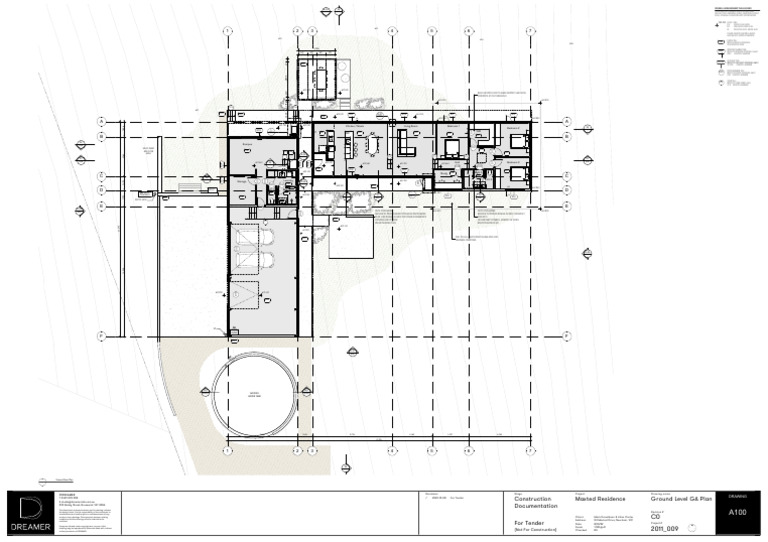A100 Ground Level GA Plan | PDF