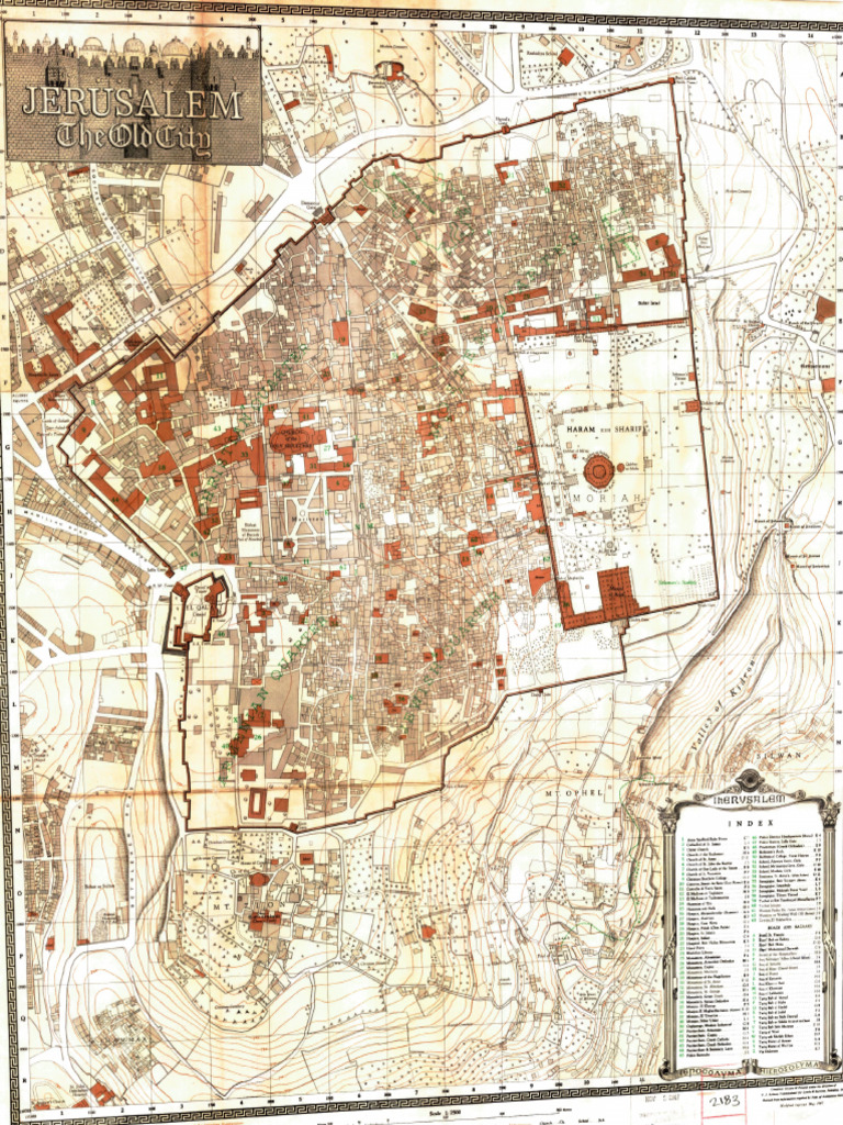 Jerusalem Historical Map Overview | PDF