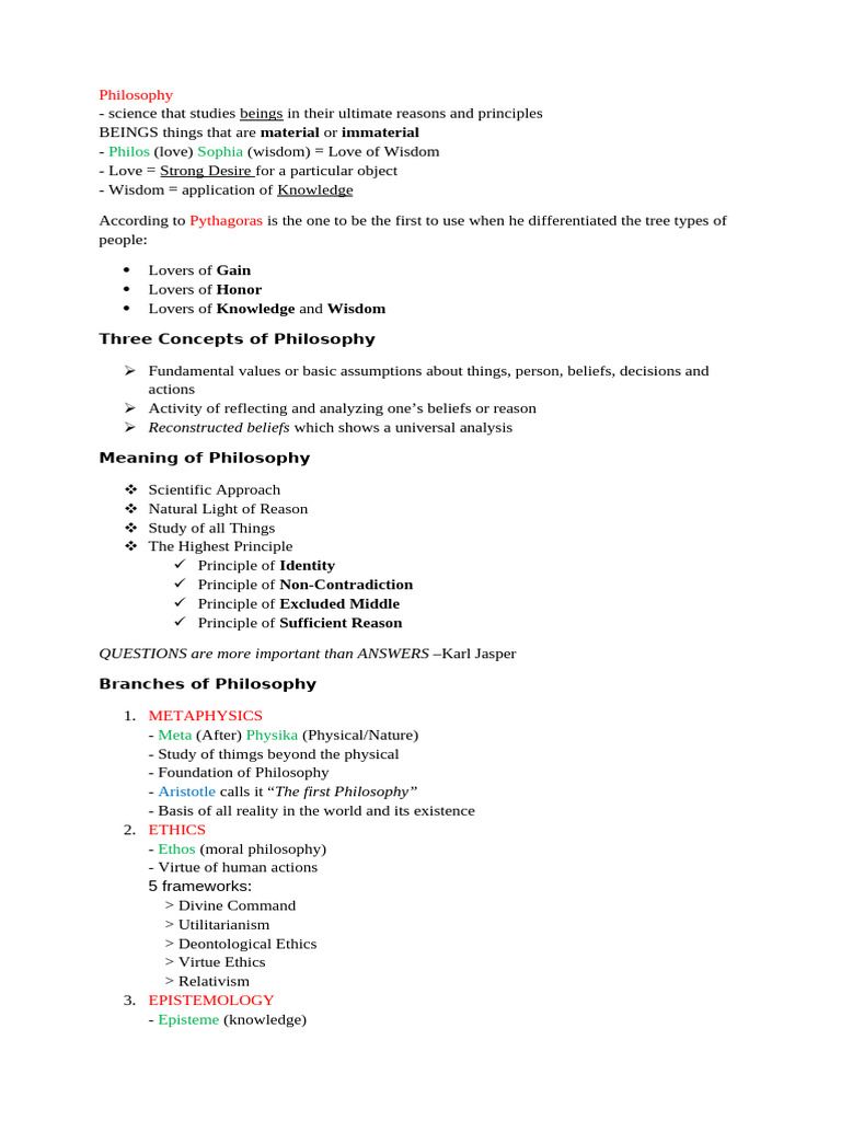 Philosophy | PDF