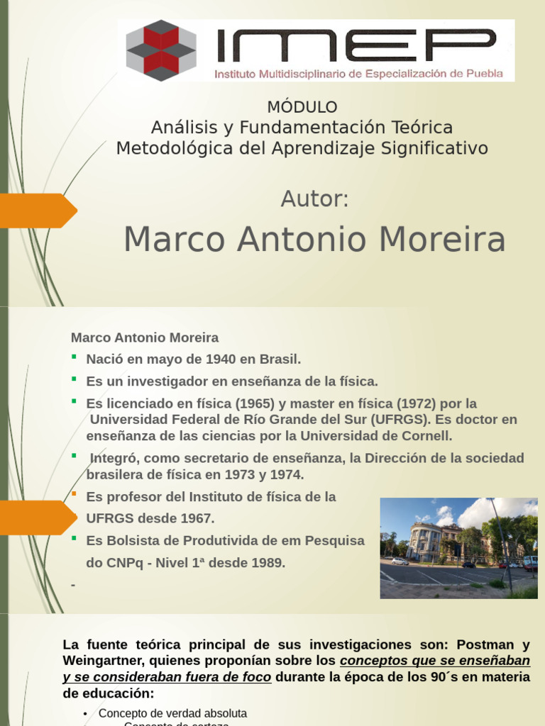 Marco Antonio Moreira | PDF